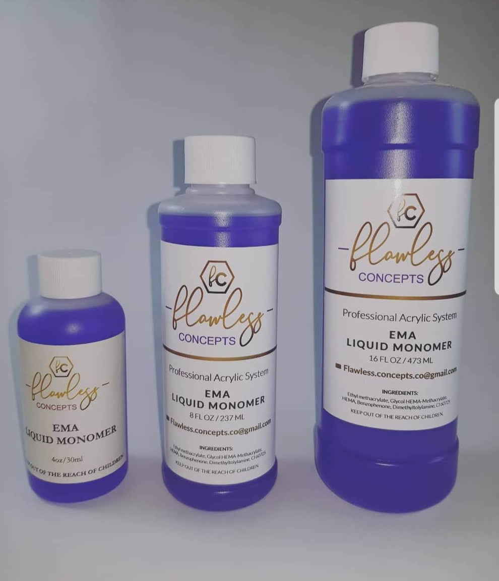 EMA Monomer Designed For Smooth Controlled Acrylic Art!!